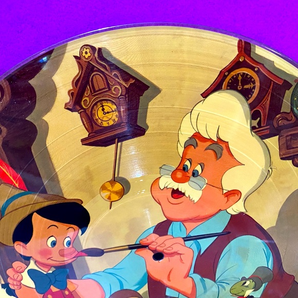 Disney | Media | Walt Disneys Pinocchio Vtg 98 Soundtrack Phono Picture ...